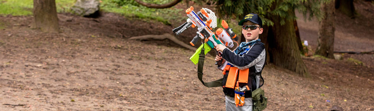Fun Nerf Games, Fort Building Directions, & Nerf Party Guide – BoldlyPlayed